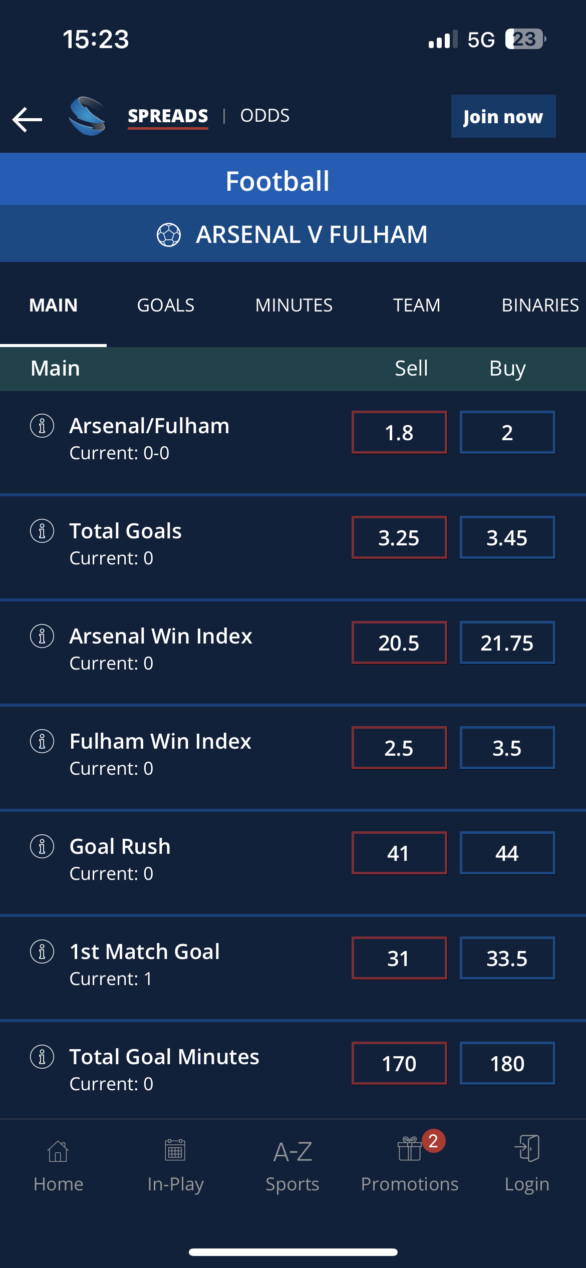 Website Changes Mobile | Sporting Index